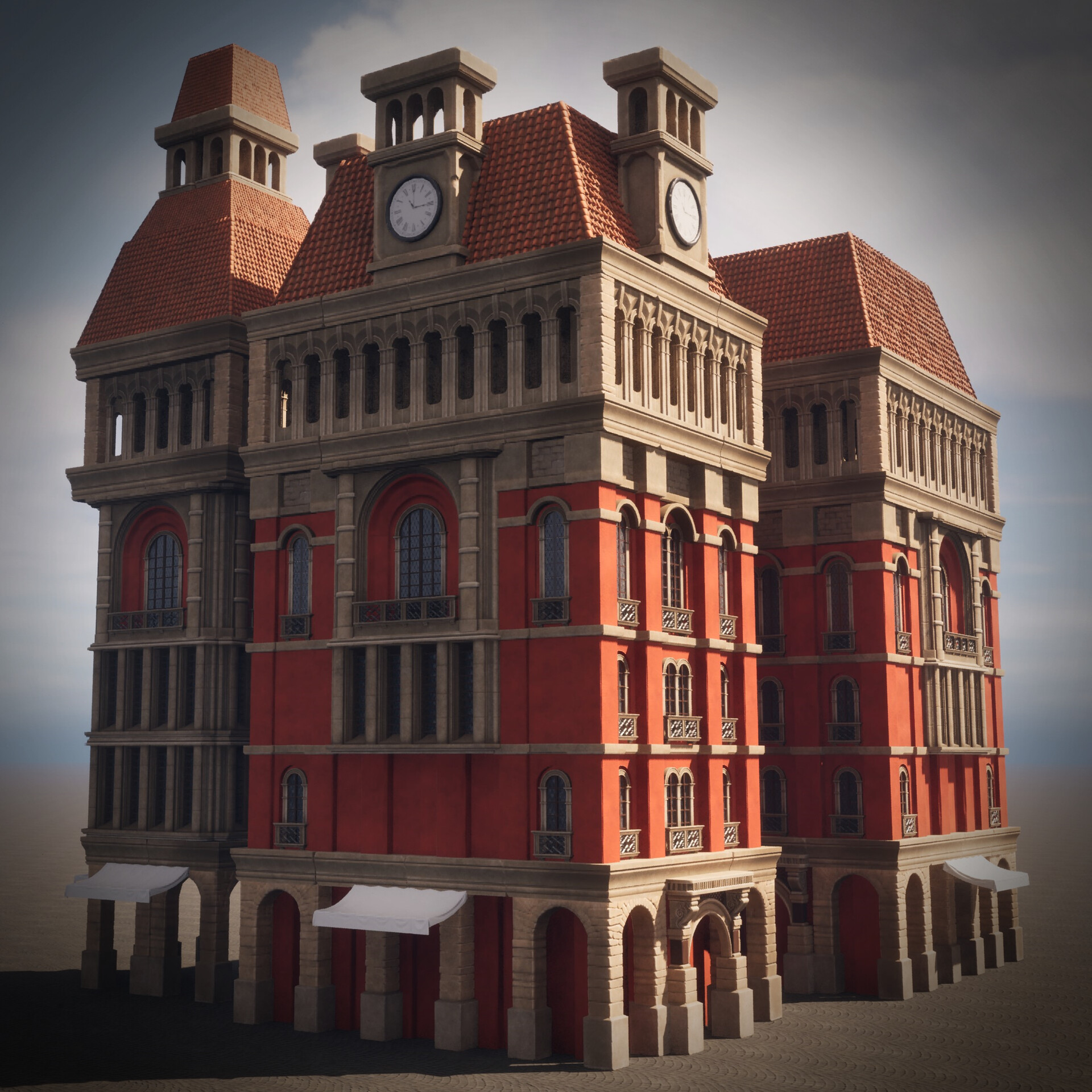 ArtStation - Modular Town Building