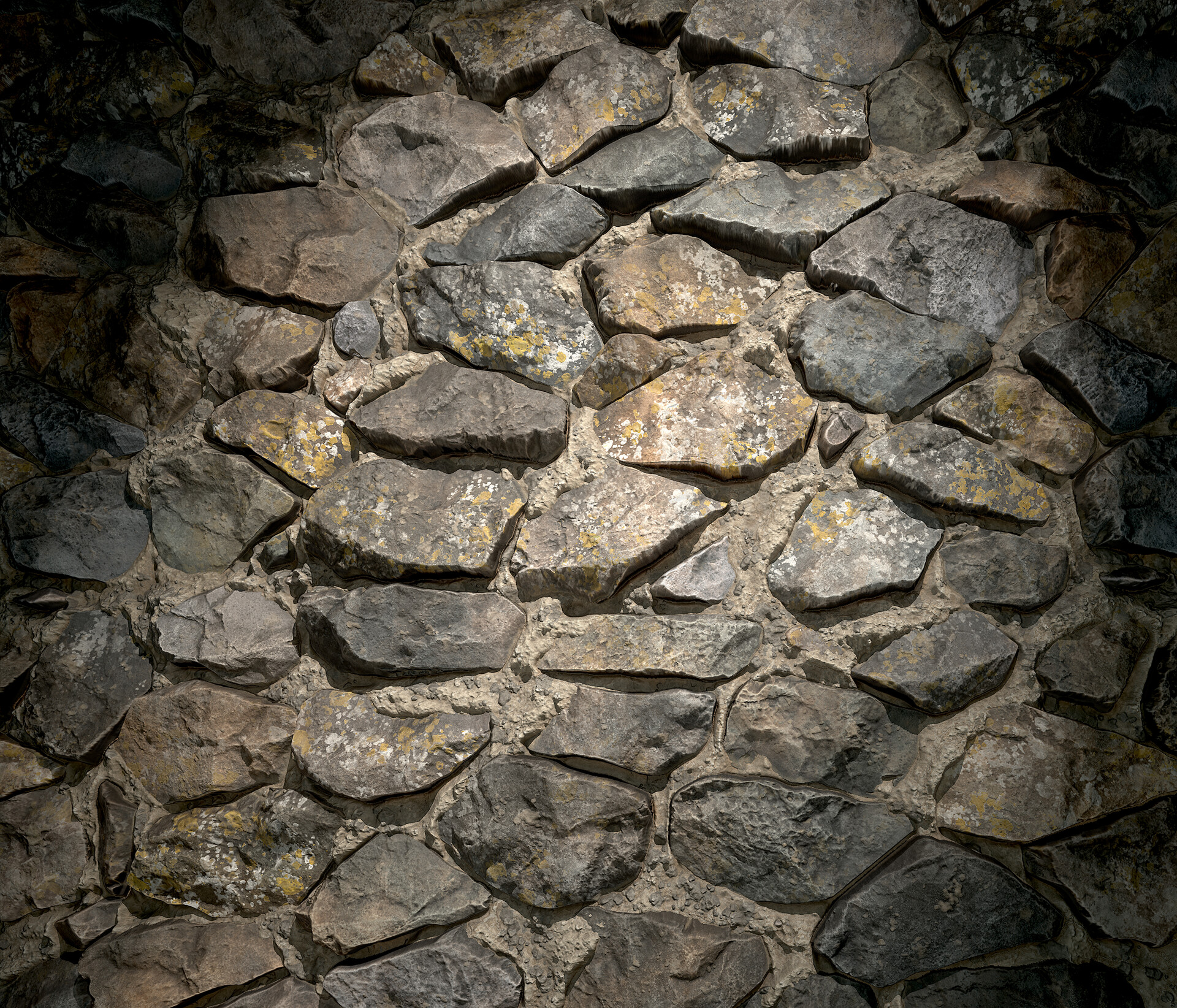 ArtStation - Messy Stone Wall