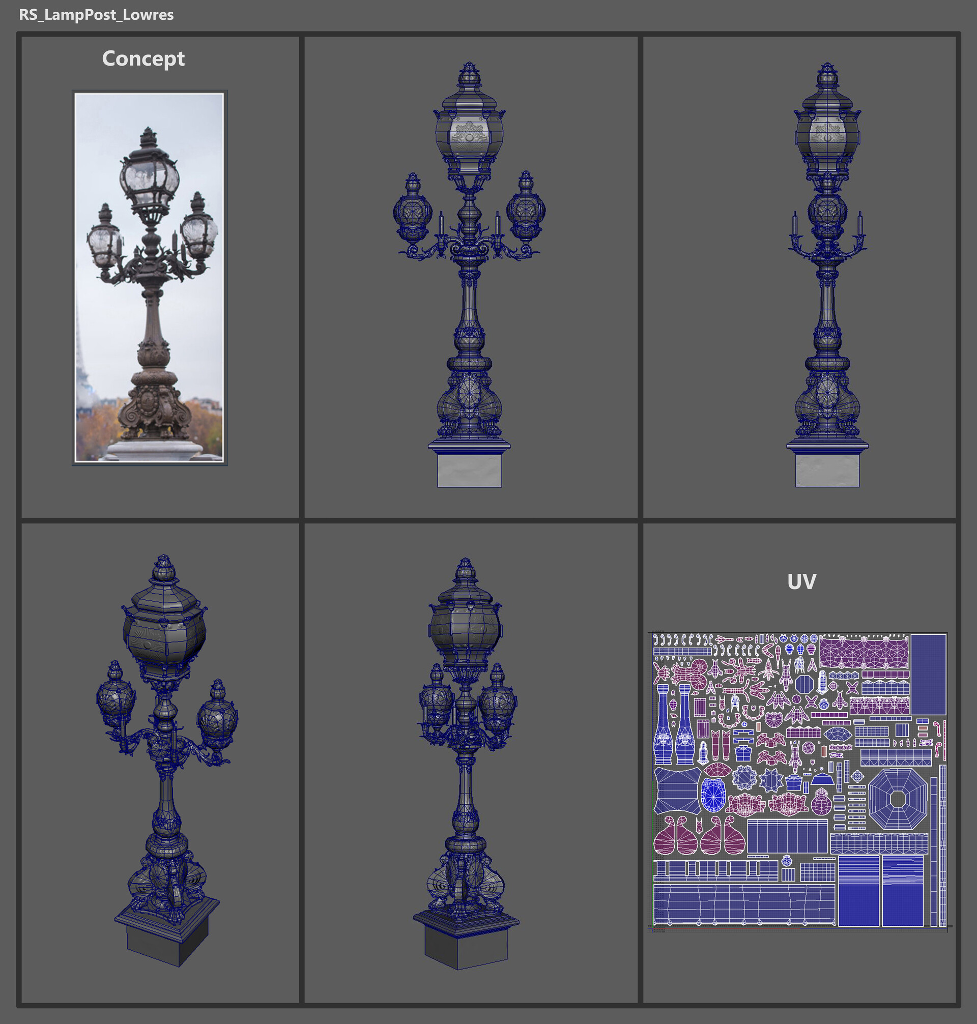 ArtStation - Lamp Post