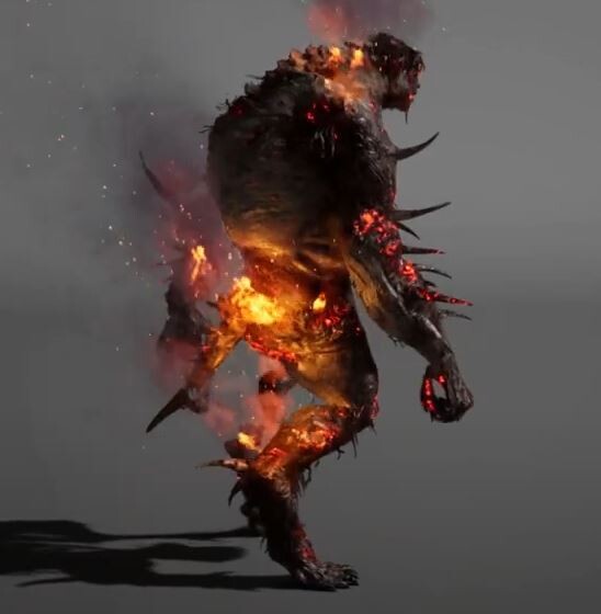 Phil Rowe - Lords of the Fallen - Spurned Progeny Boss Animation