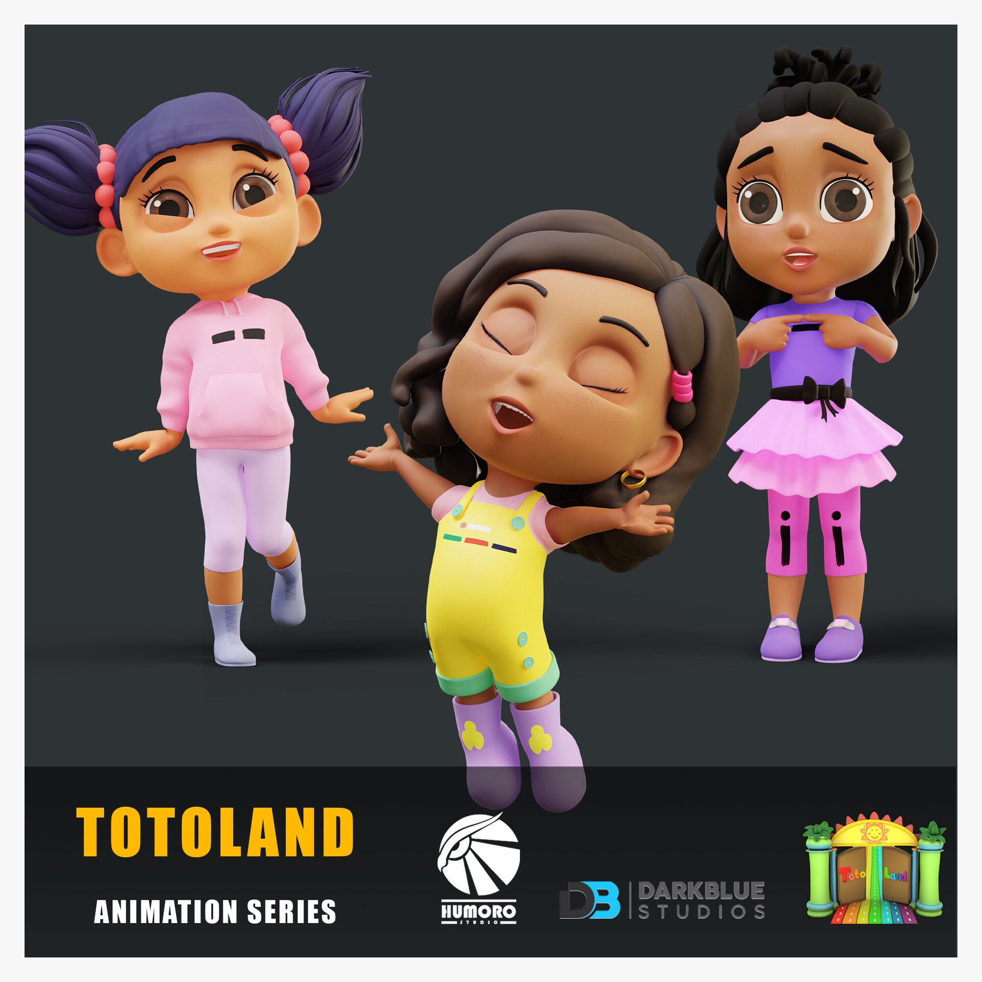 ArtStation - Tot land animation series characters