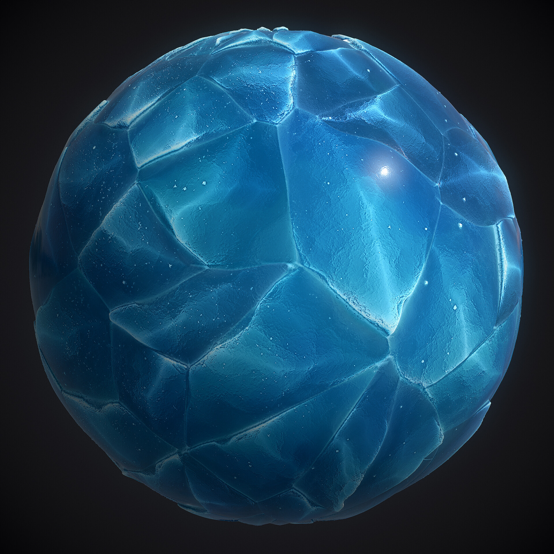 ArtStation - Stylized Ice Material 01
