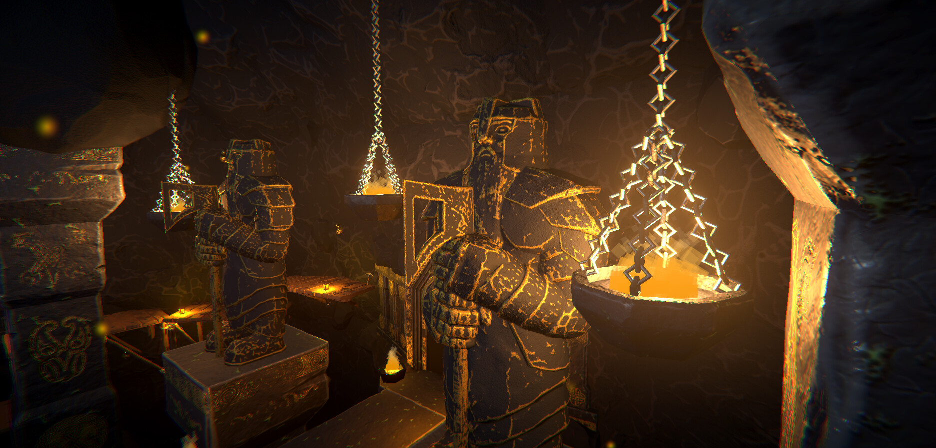 ArtStation - Dwarf underground dungeon scene