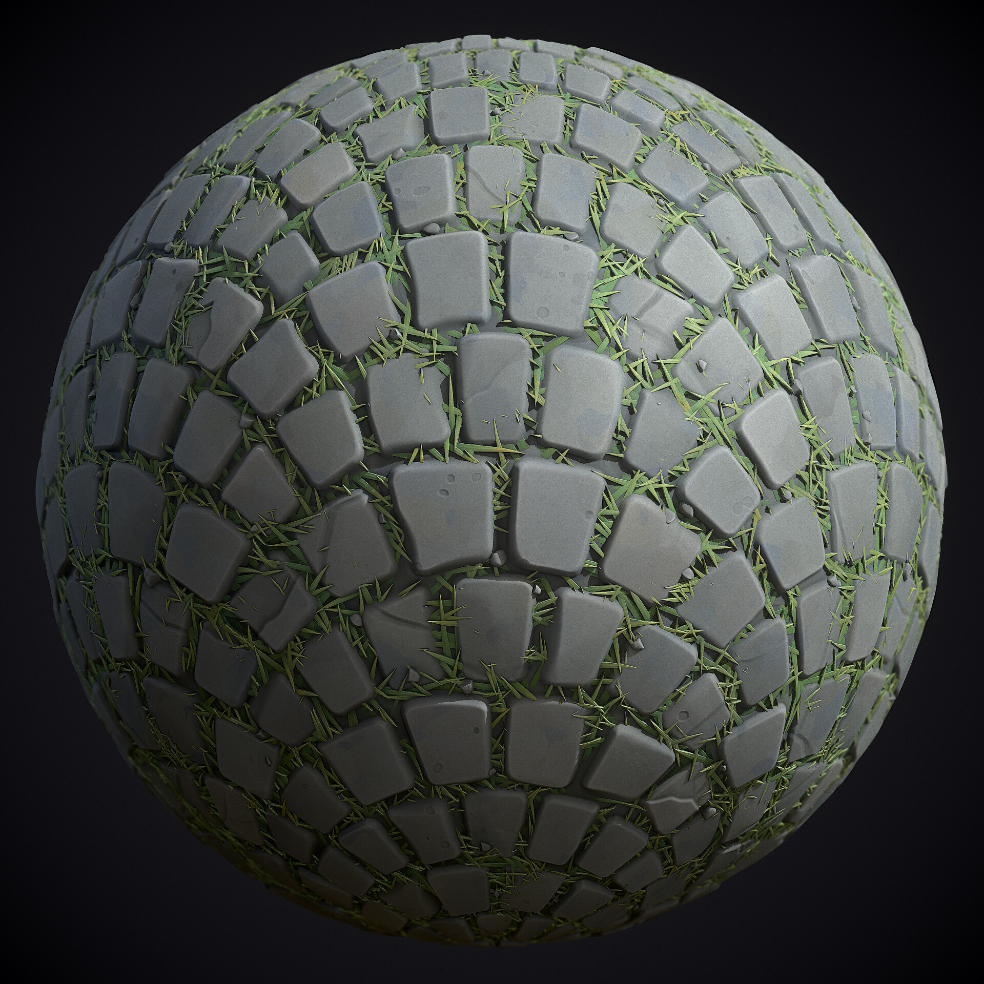 ArtStation - Stylized Pavement Material 01