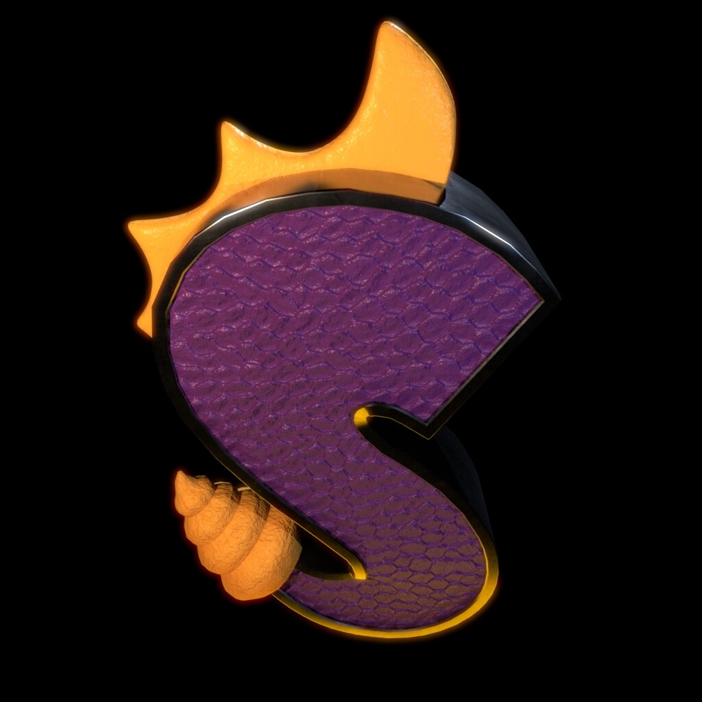 ArtStation - Spyro logo fanart