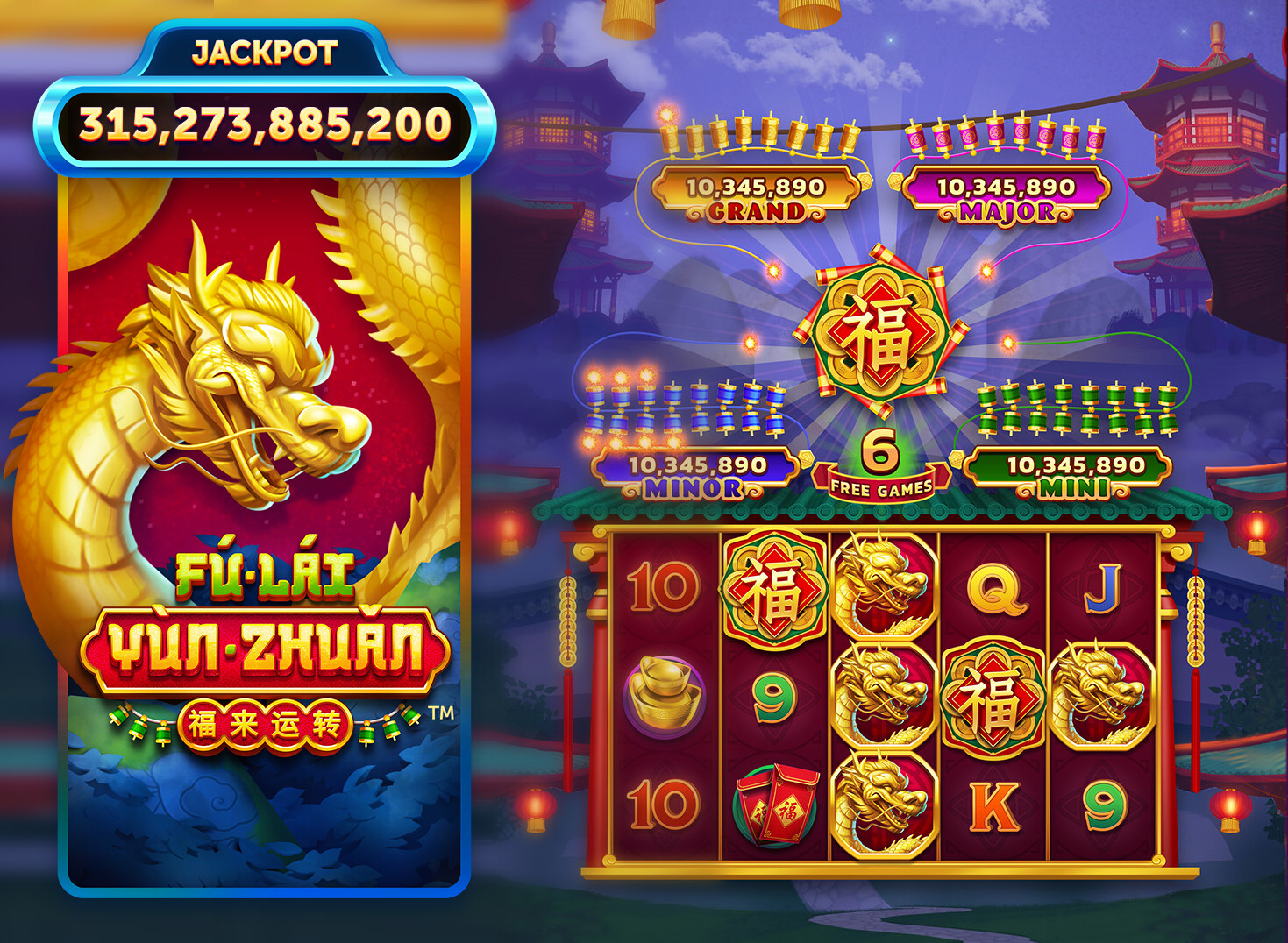 ArtStation - Slot: Fu Lai Yun Zhuan