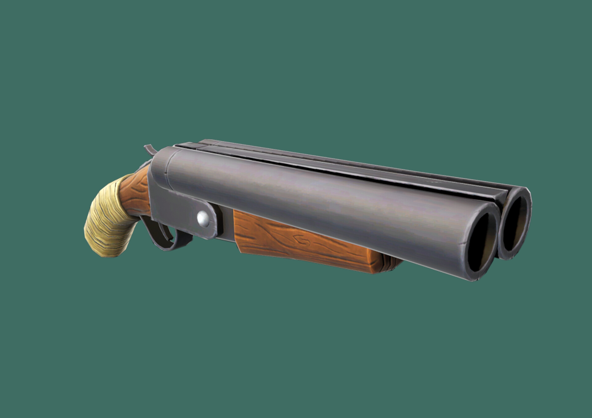 ArtStation - "Two-BaM" Stylized Double Barrel shotgun