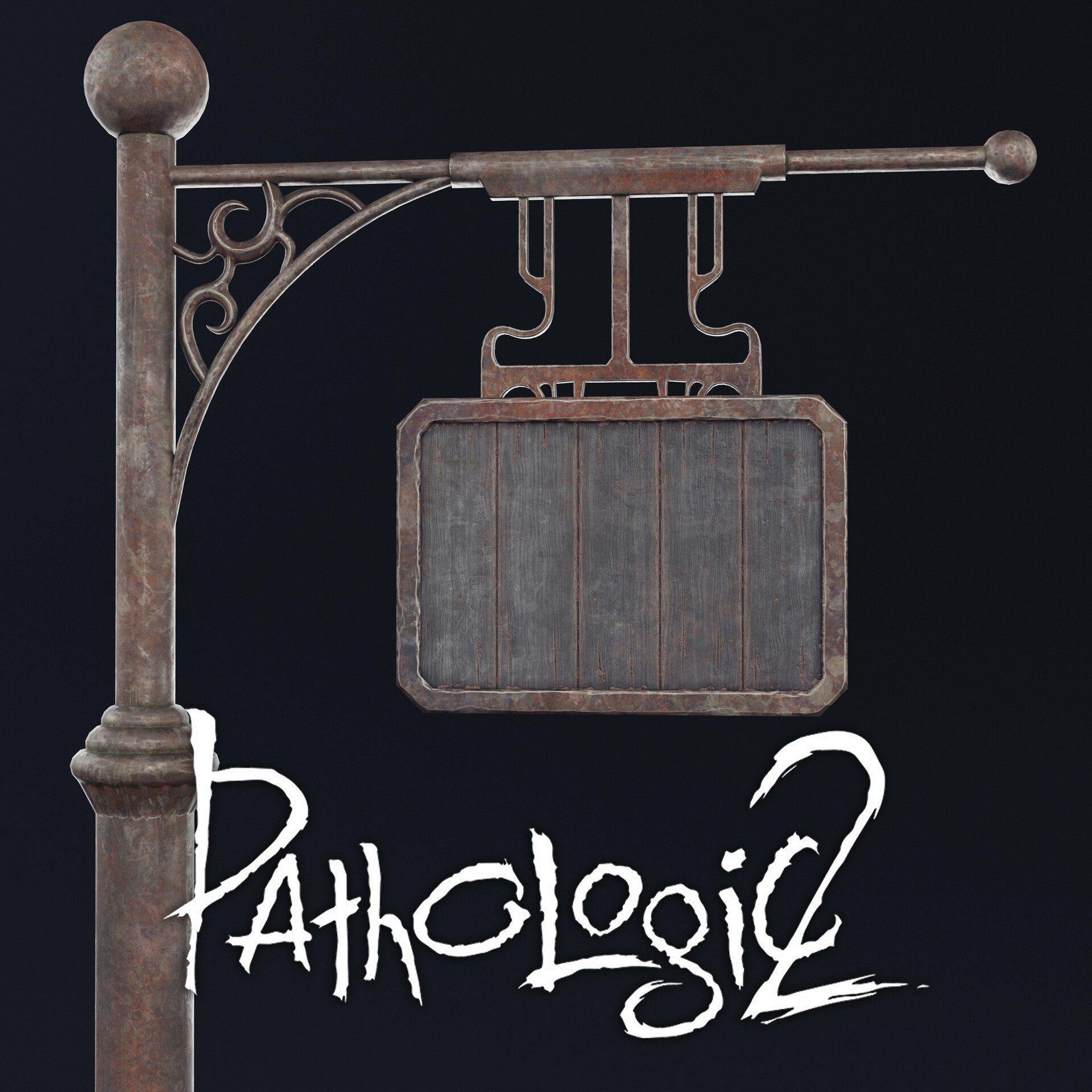 ArtStation - Set of Retro Style Signboards - gameready models for the ...