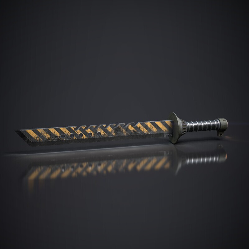 ArtStation - Futuristic Sword