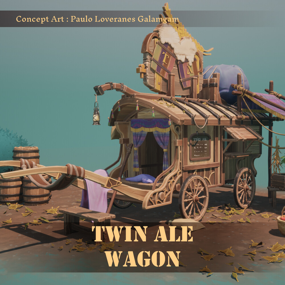 ArtStation - Twin Ale Wagon