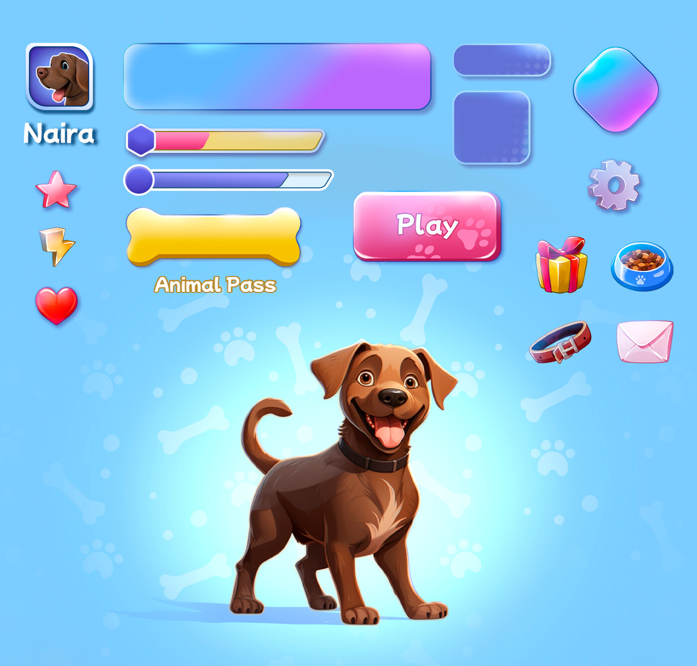 ArtStation - Casual game interface