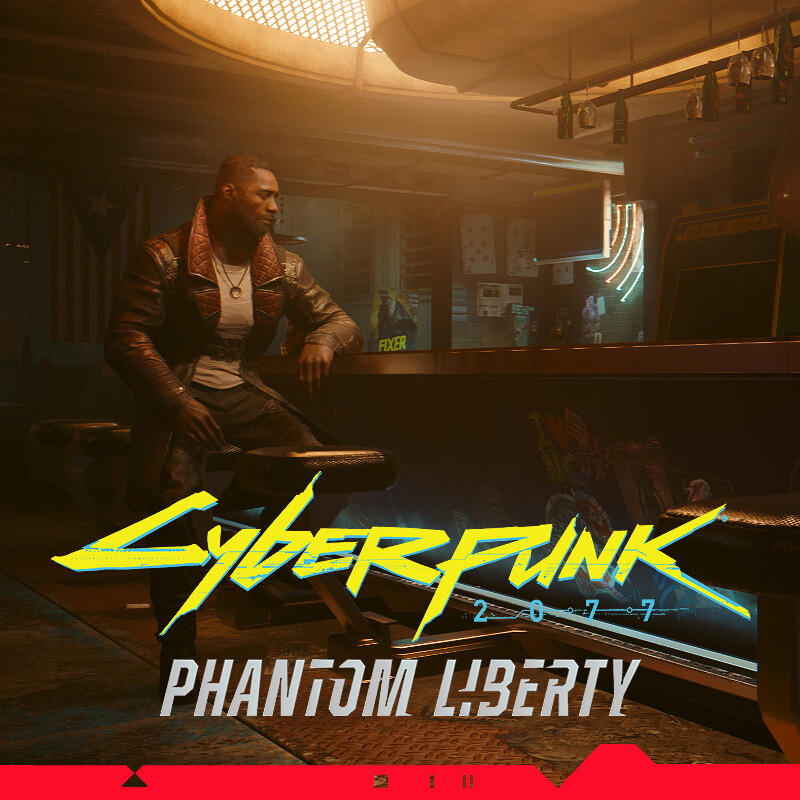 ArtStation - Phantom Liberty: The Moth Bar Lighting