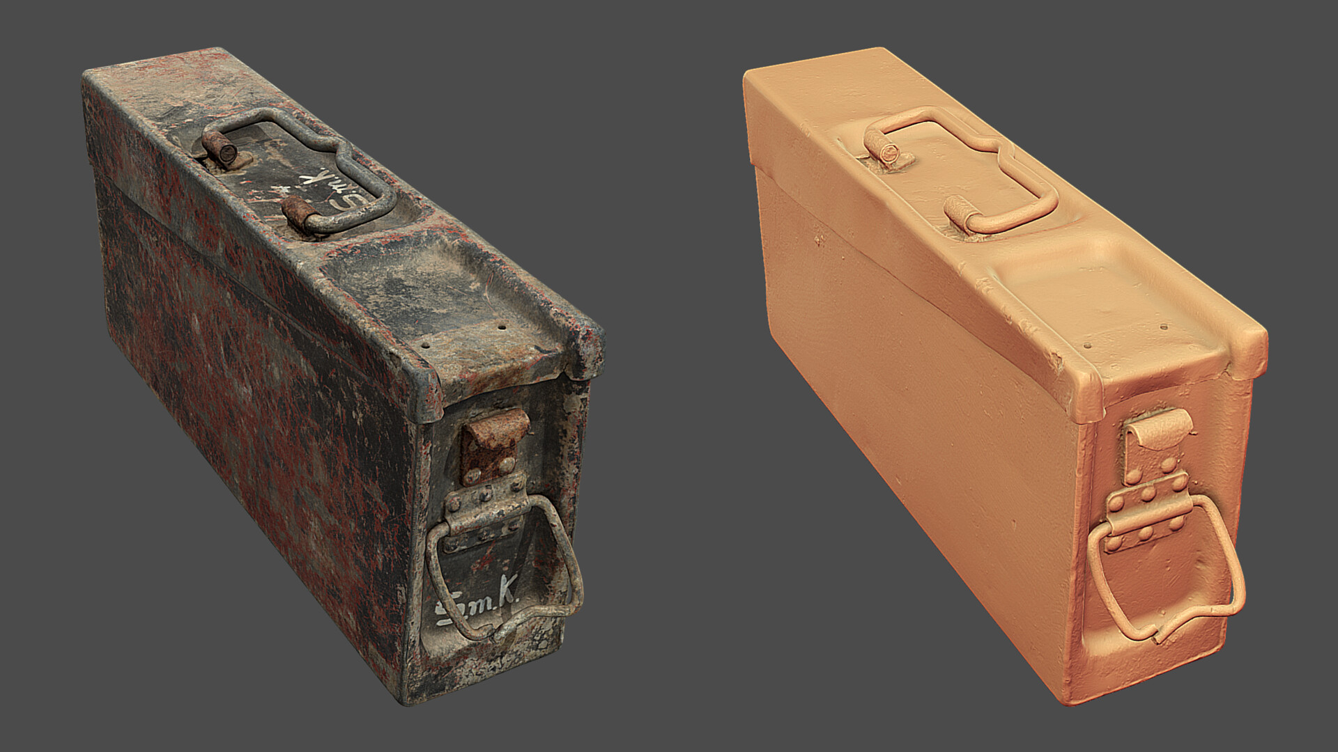 ArtStation - WWII Ammo Box High Quality Photogrammetry Scan