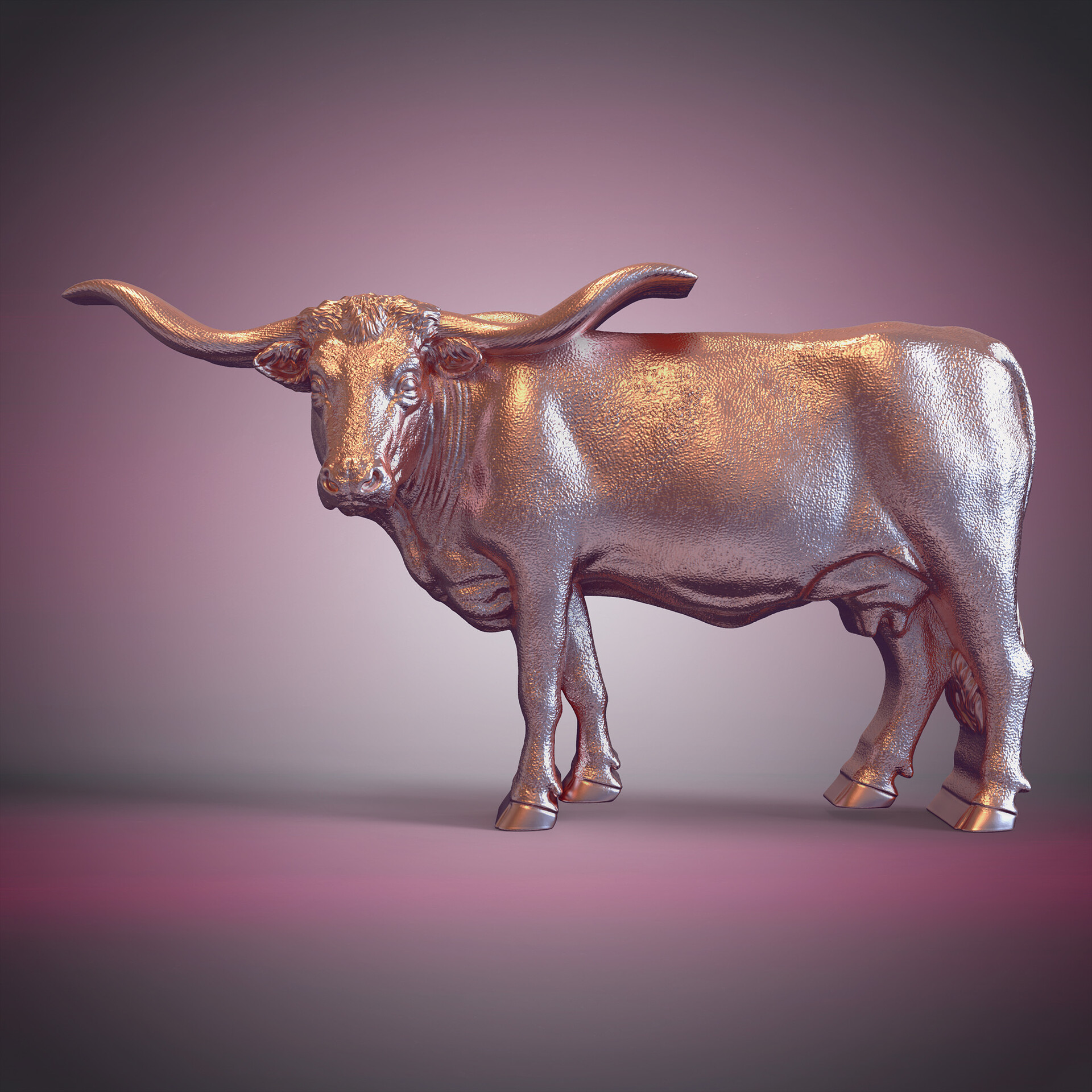 ArtStation - Longhorn Cattle