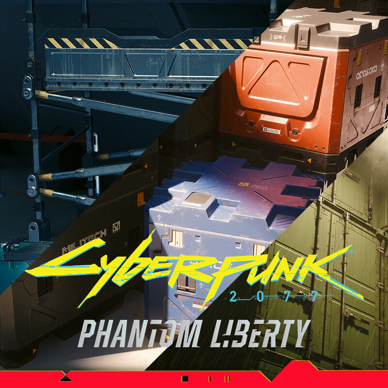 ArtStation - Cyberpunk 2077: Phantom Liberty - Props