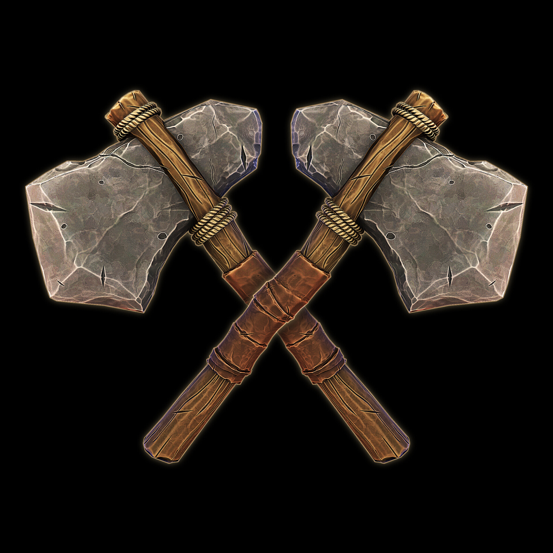 ArtStation - Stylized Stone Axe