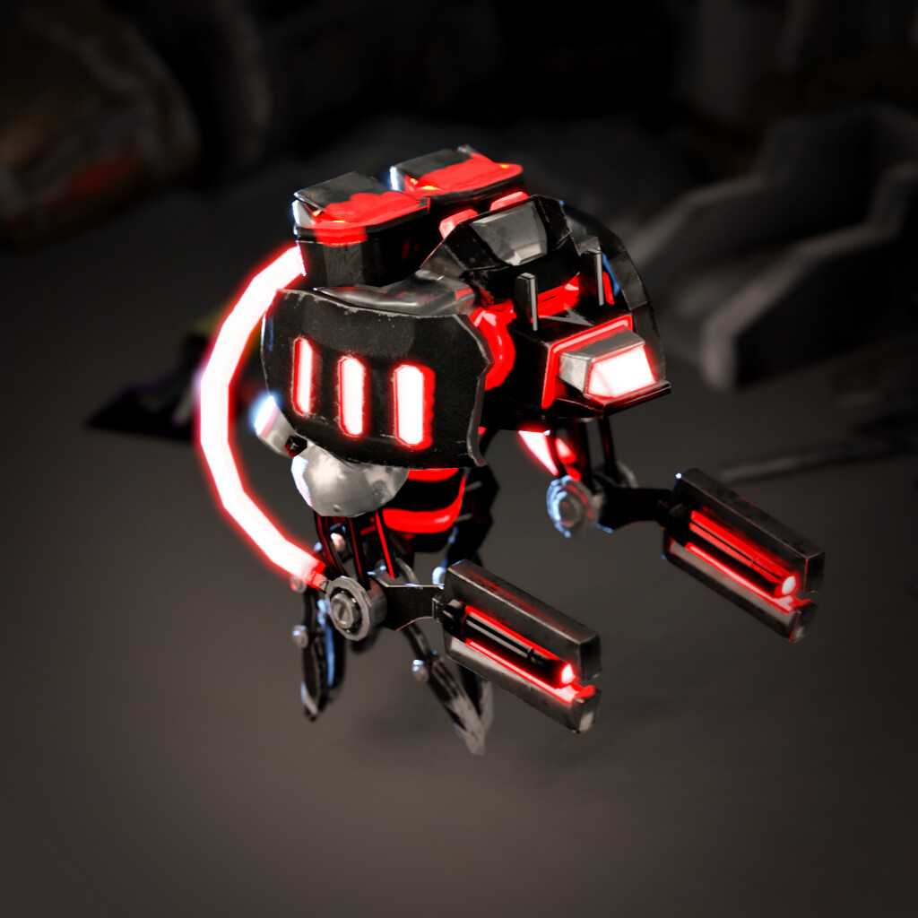 ArtStation - Wasteland robot & facilities