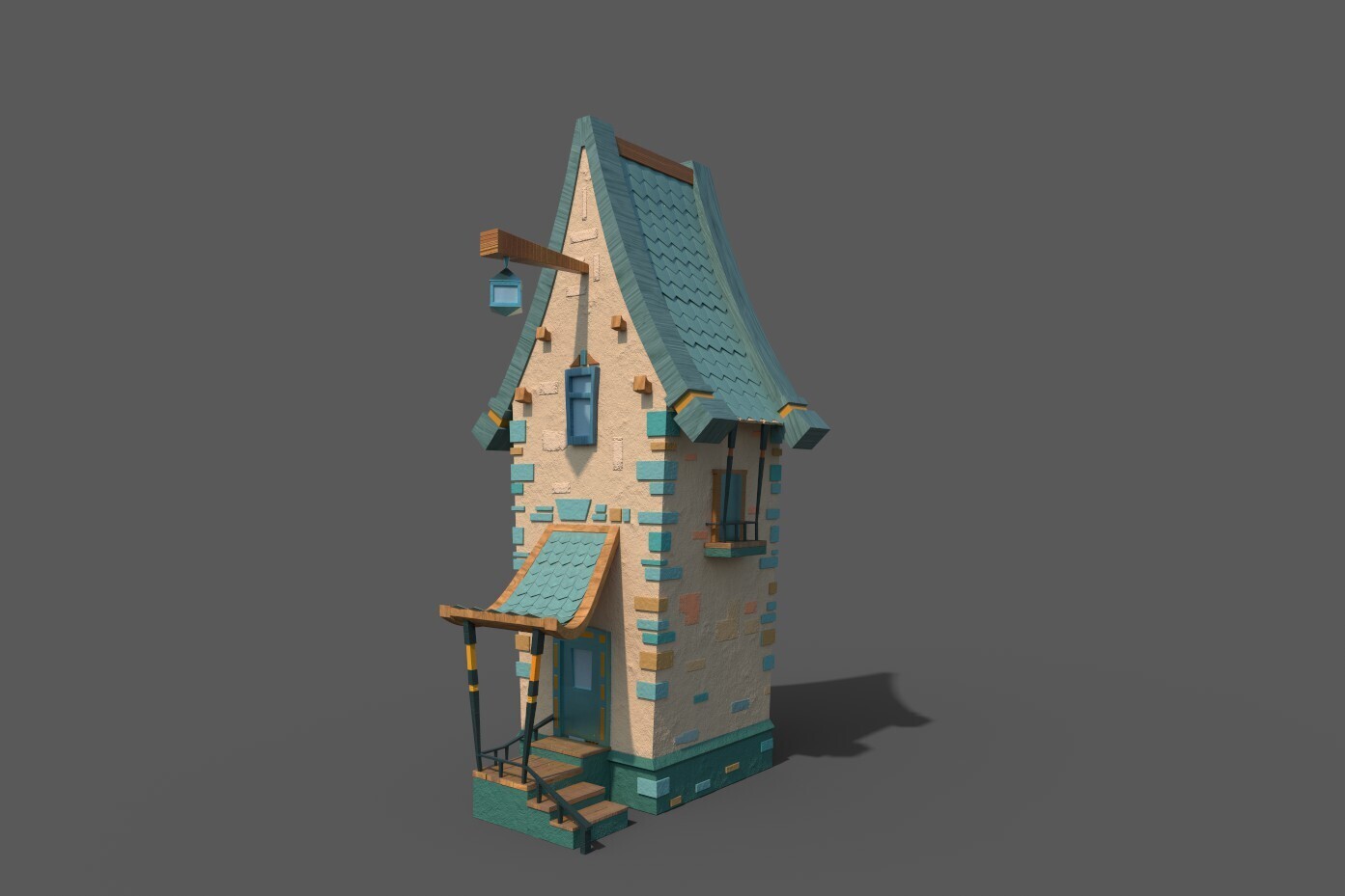 ArtStation - Stylized House Model