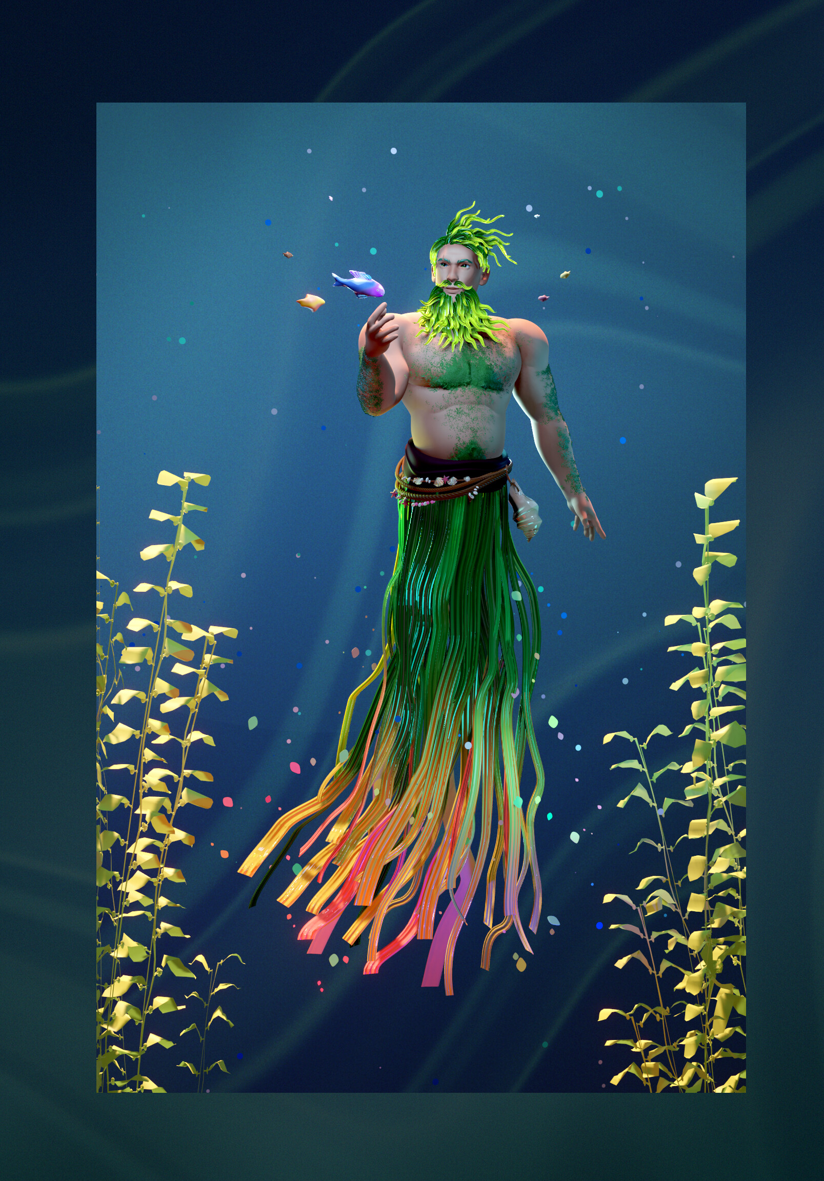 ArtStation - Merman | Stylised Character | 3D