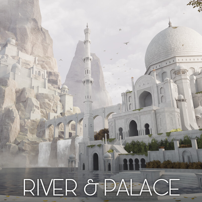 ArtStation - River and Palace