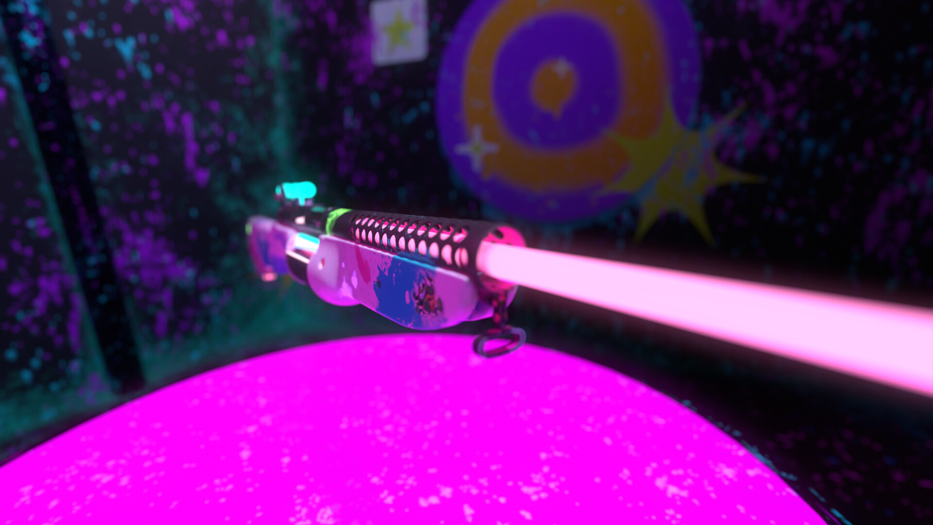 ArtStation - Stylized Cyber Rifleˎˊ˗