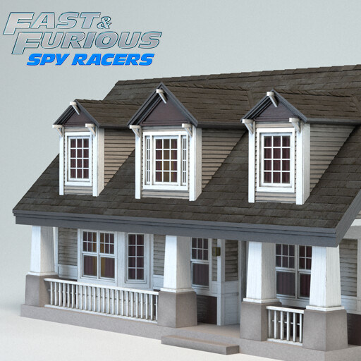 ArtStation - House Environment Model - Fast and Furious: Spy Racers