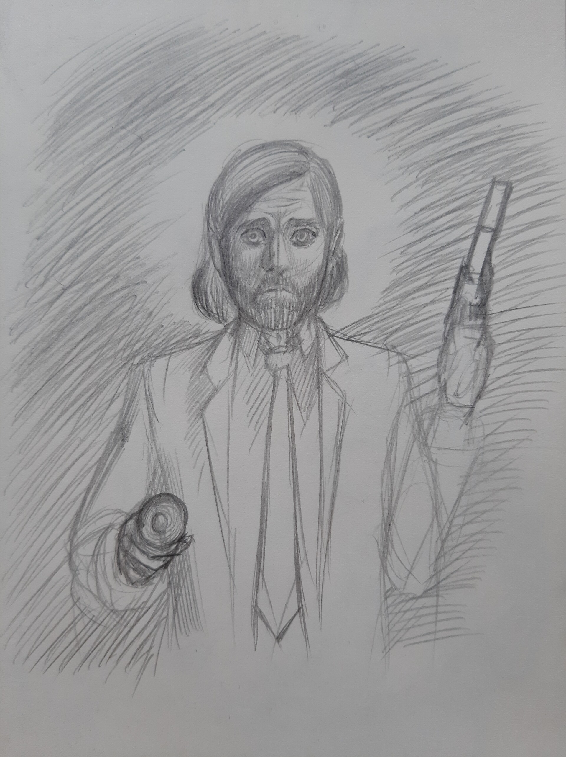 ArtStation - Alan Wake 2 fan-sketch