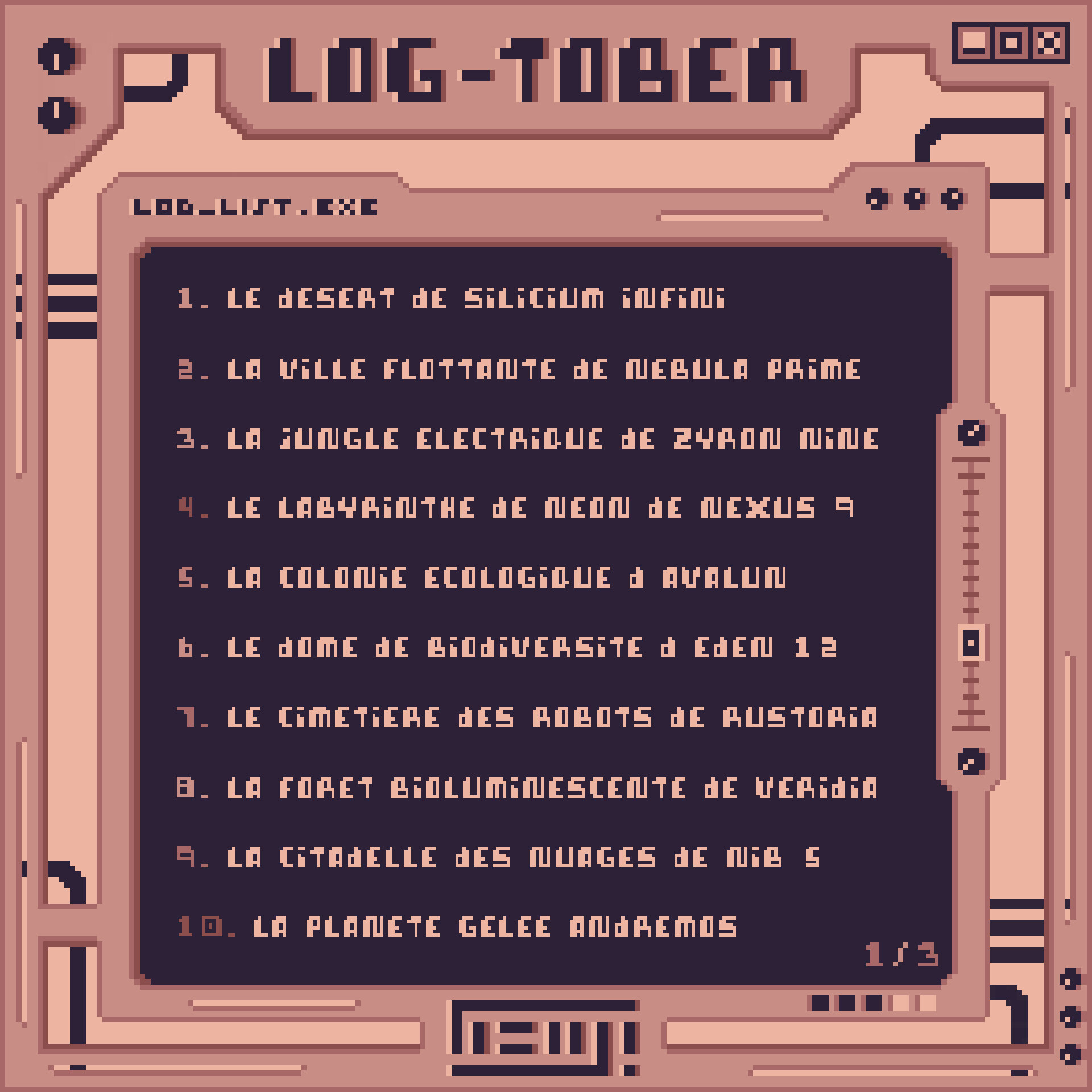 ArtStation - Logtober - Part 1