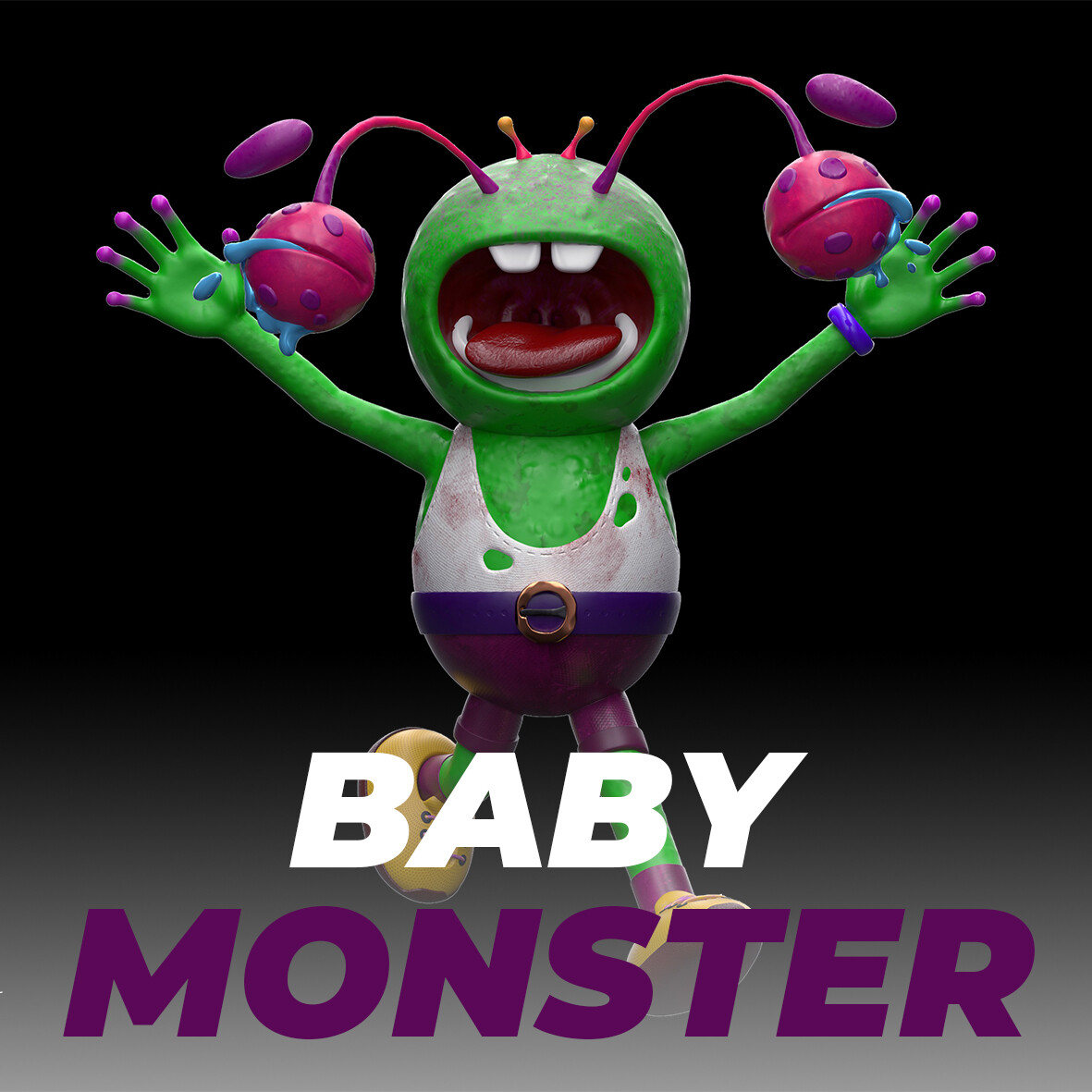 ArtStation - Baby monster.