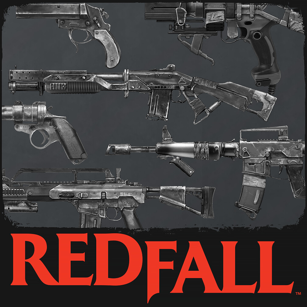 ArtStation - REDFALL_weapons_concepts