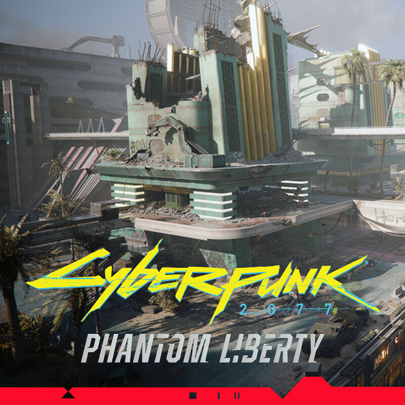 ArtStation - Cyberpunk 2077 - Phantom Liberty - Ferronia Downs District ...