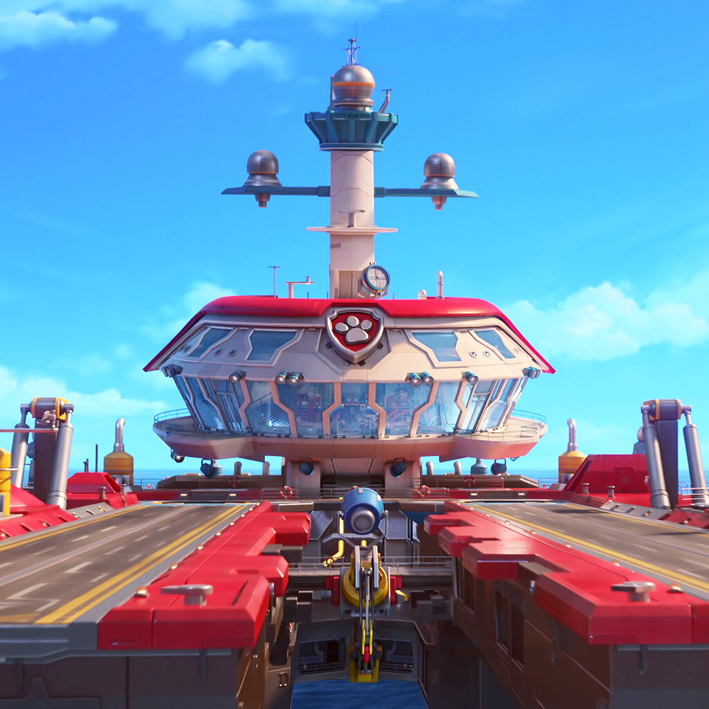 ArtStation - Paw Patrol the Mighty Movie - Carrier Deck