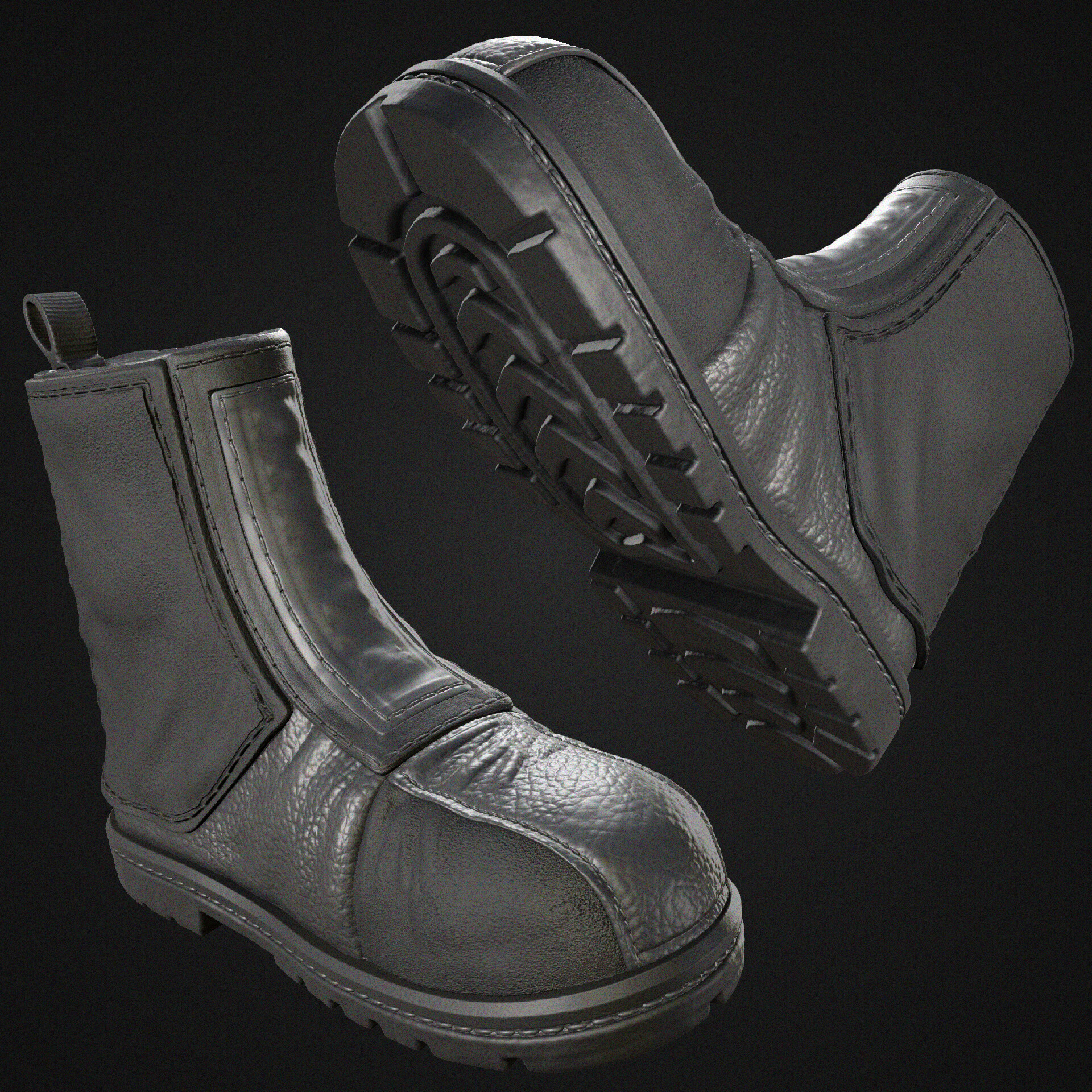 ArtStation - Boots - high poly model
