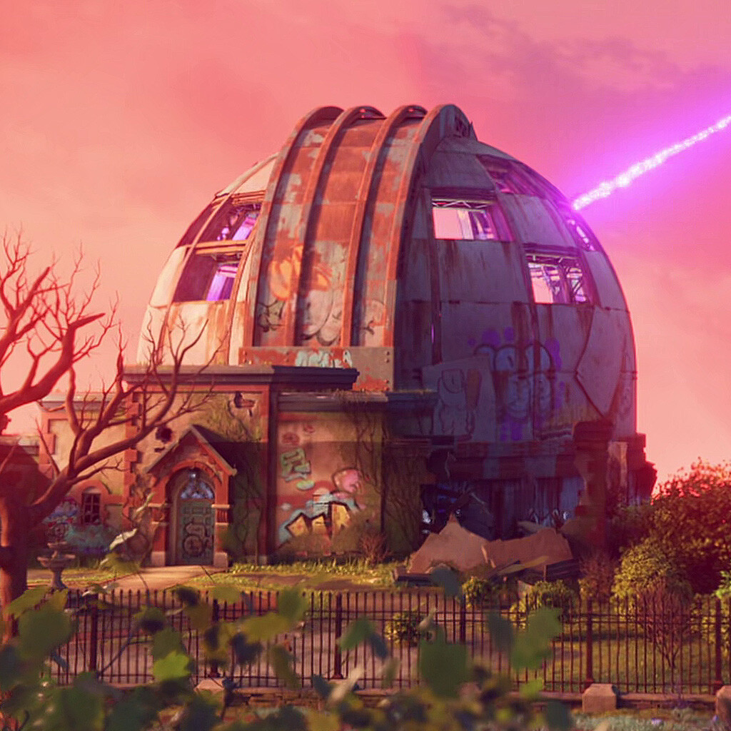 ArtStation - Paw Patrol the Mighty Movie - Observatory Courtyard