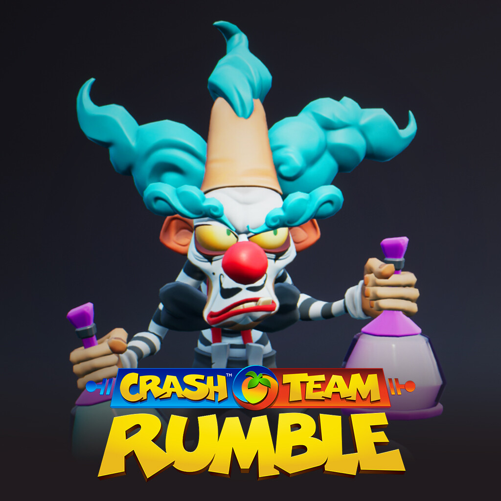 ArtStation - Crash Team Rumble - Clowning Around N. Brio