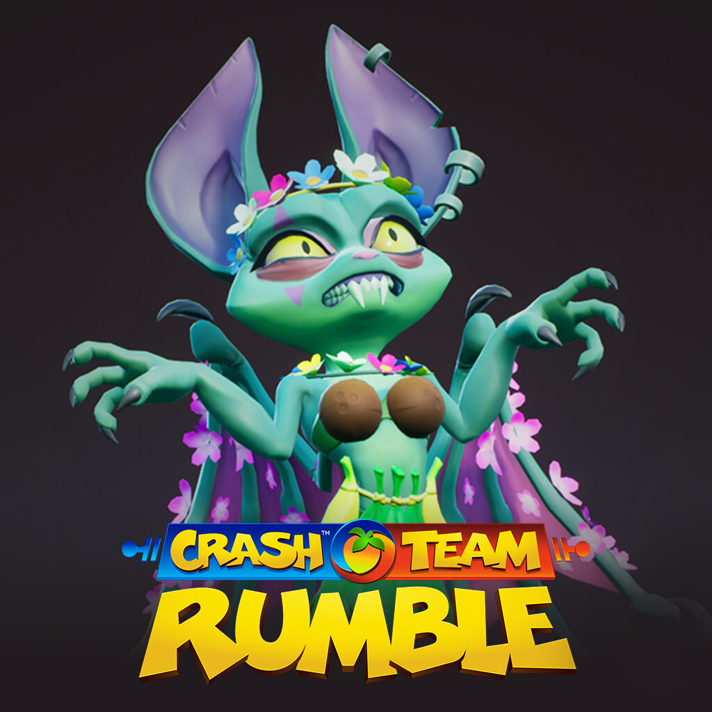ArtStation - Crash Team Rumble - Luau Catbat