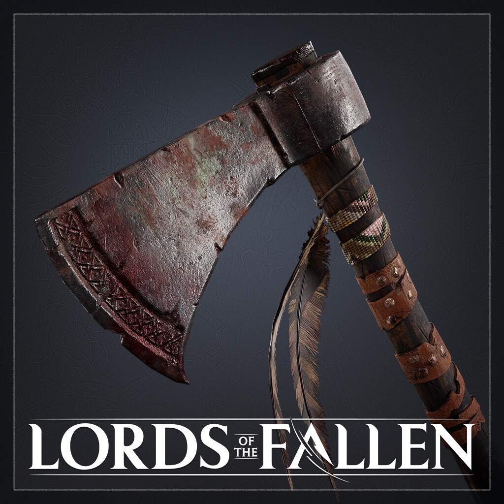 ArtStation - Lords of the Fallen - Blackfeather Ranger Axe