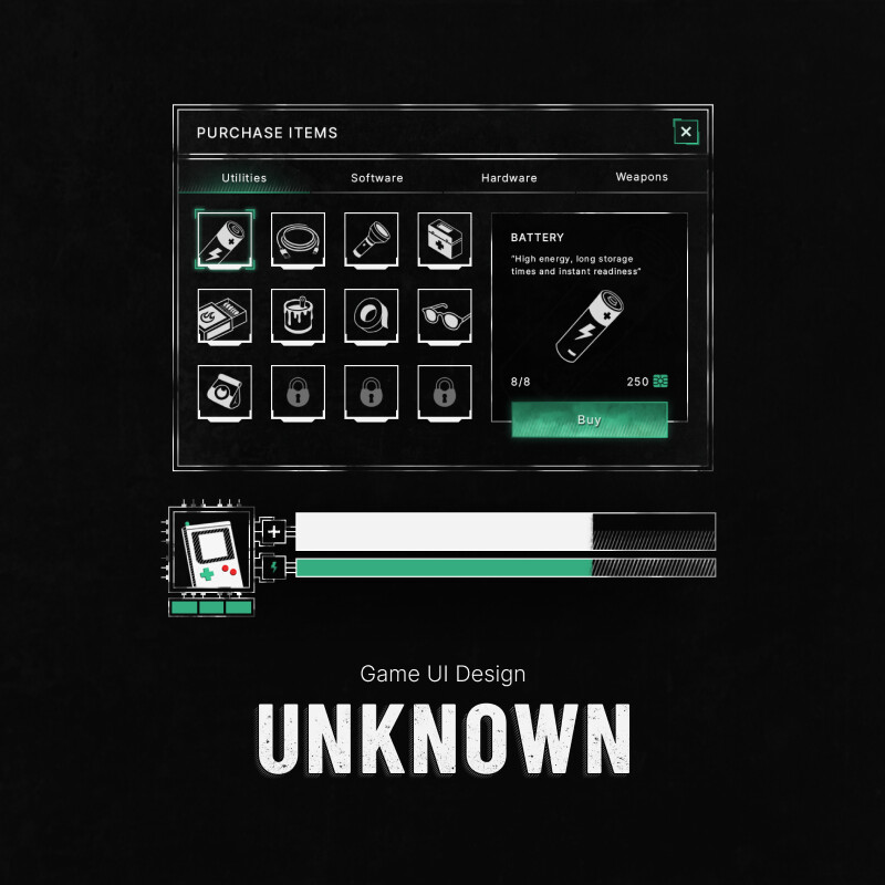 ArtStation - Game UI Art