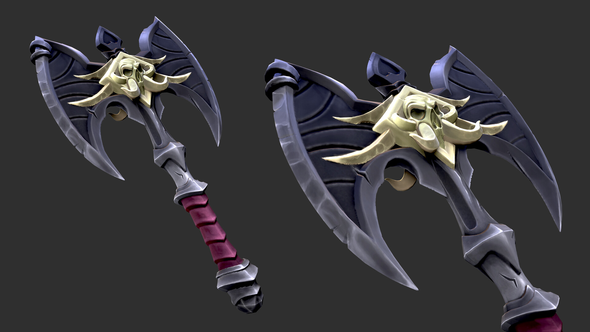 ArtStation - Axe Skull - Handpainted