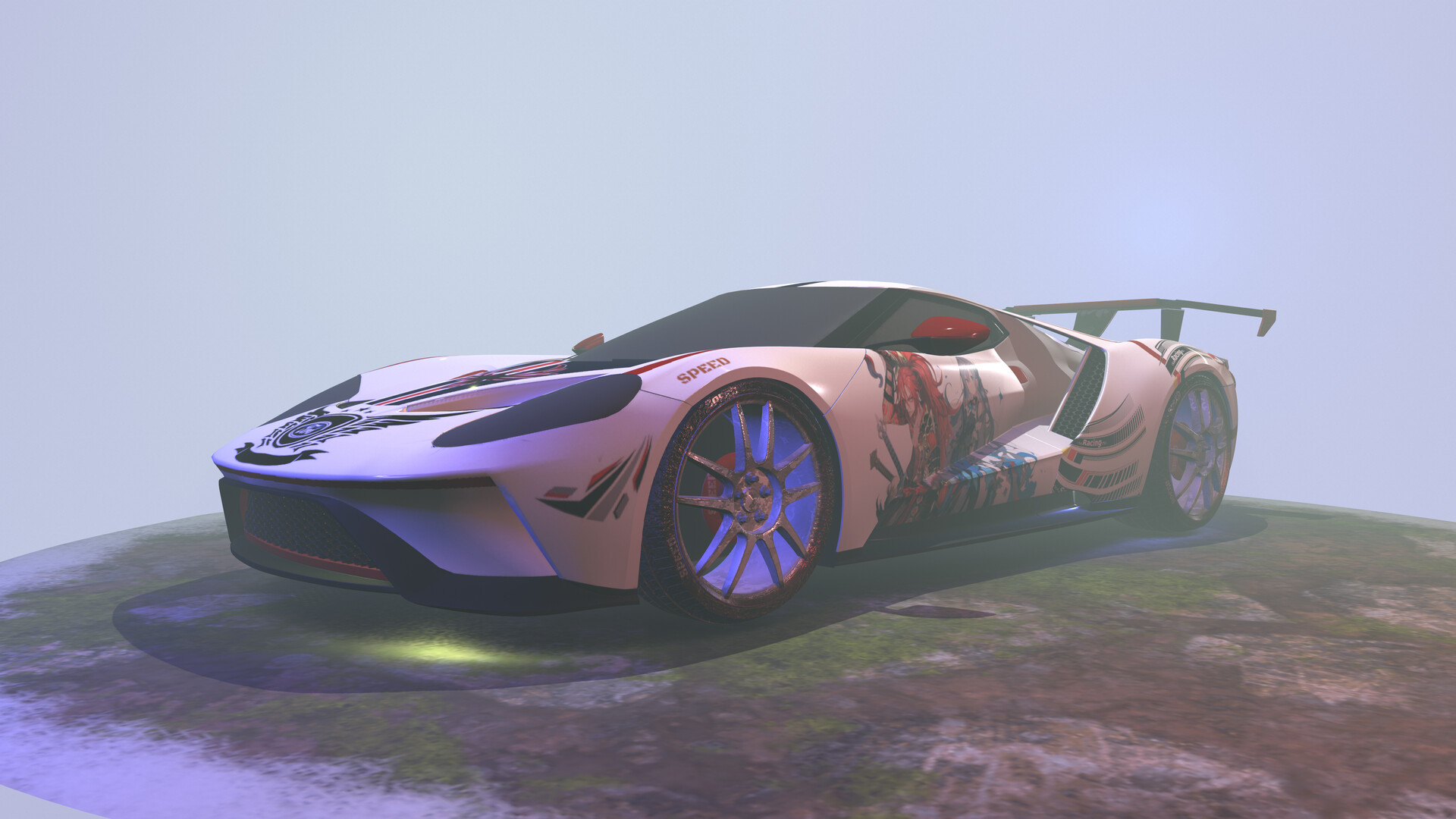 ArtStation - 3d car modelling ,texturing ,lighting