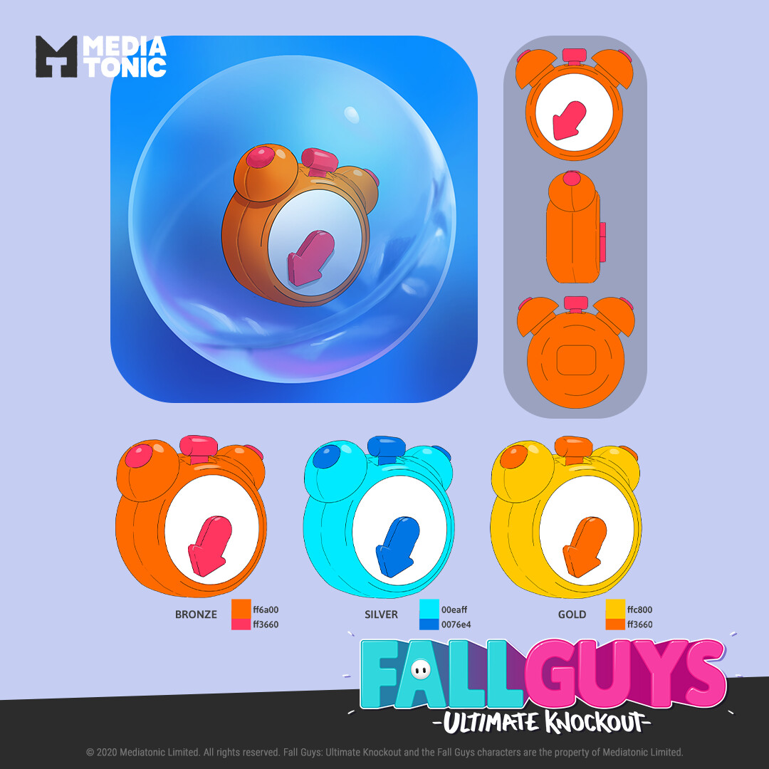 ArtStation - Fall Guys: Time Attack Clock