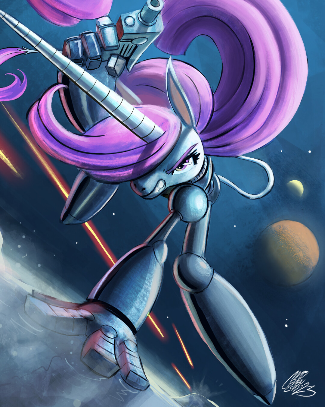 ArtStation - Captain Princess Battle Unicorn