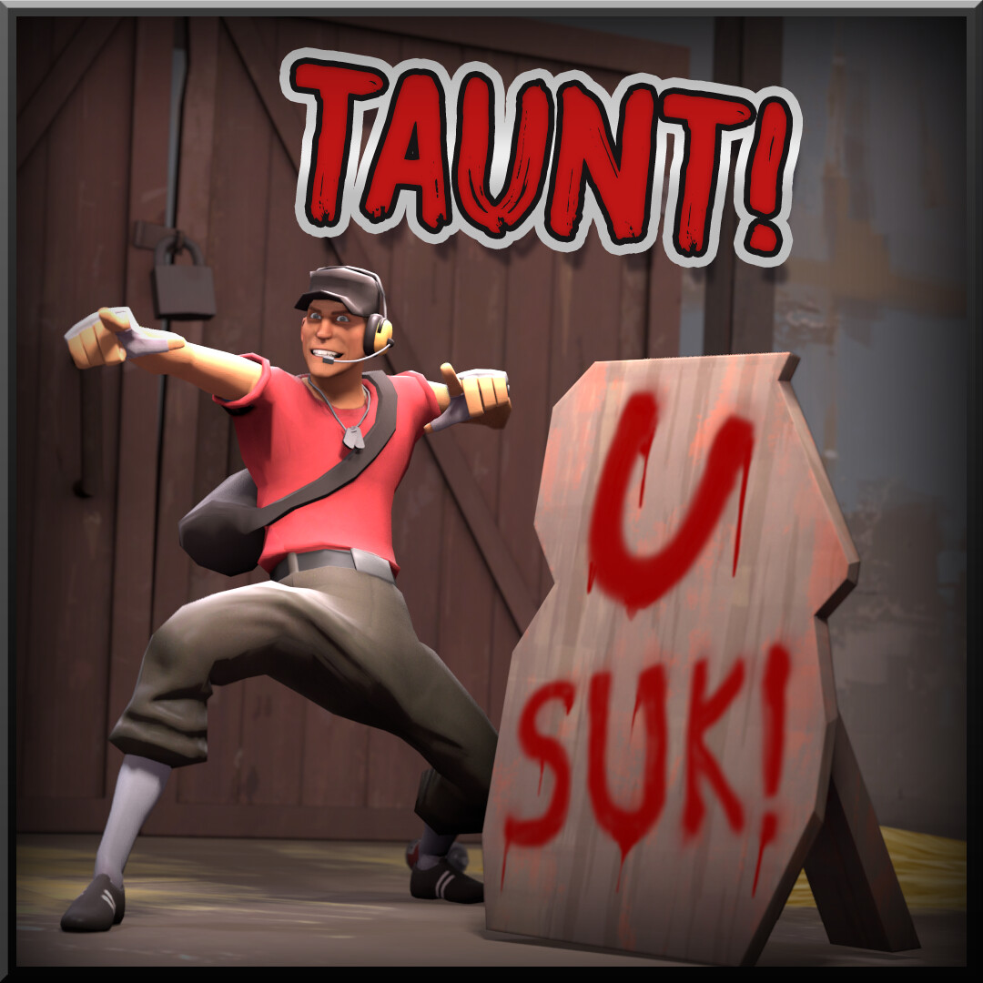 ArtStation - Team Fortress 2 Workshop Taunt: Spray-A-Way!