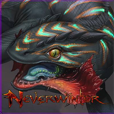 ArtStation - Ebon Riding Lizard