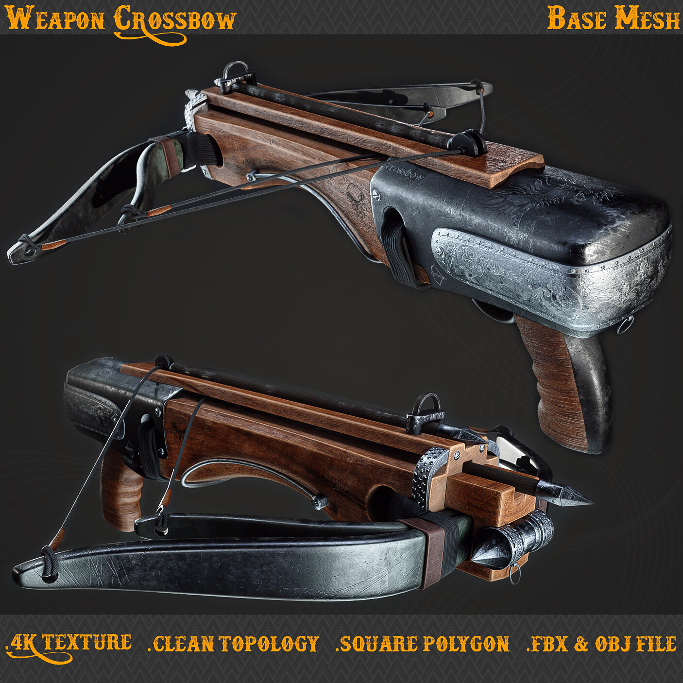 ArtStation - weapon crossbow