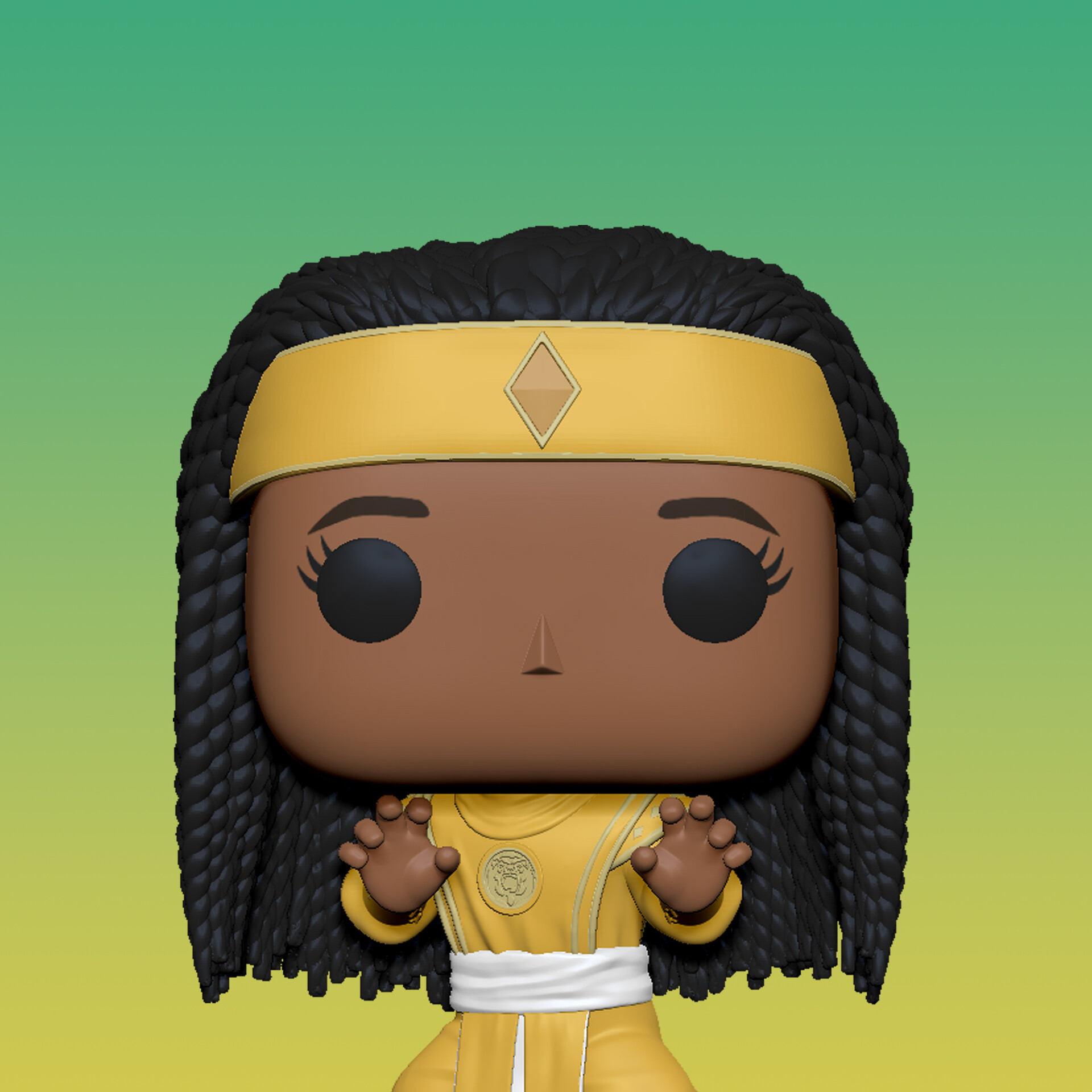 ArtStation - AISHA - POWER RANGERS (FUNKO NFT)