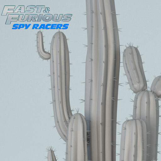 ArtStation - Prop Model - Modular Cactus - Fast and Furious: Spy Racers