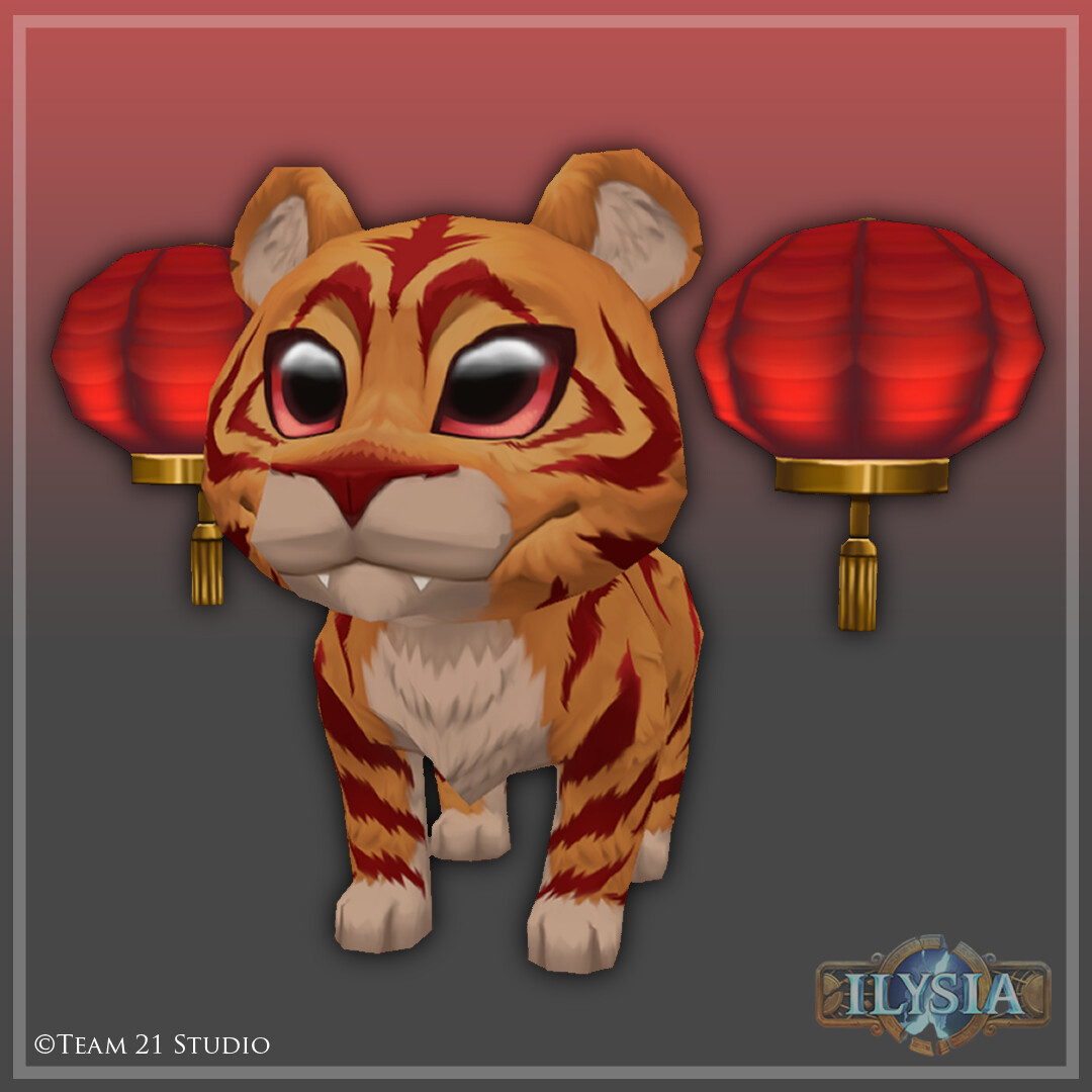 Pamela Pizarro-Ruiz - Ilysia VR Patreon New Year's Tiger Pet