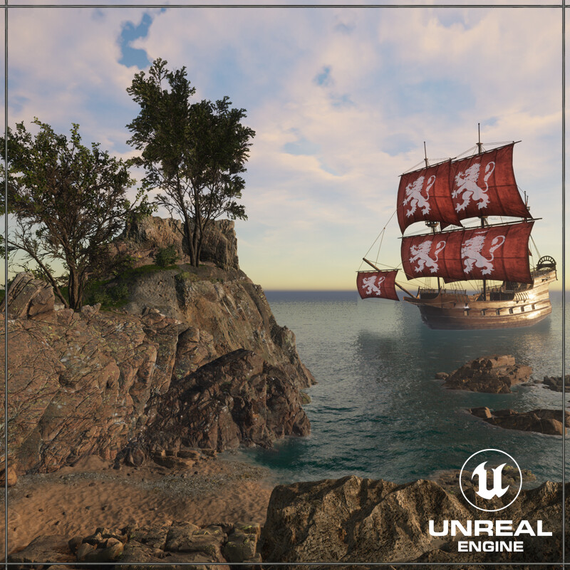 ArtStation - Sand Shore / Unreal Engine 4