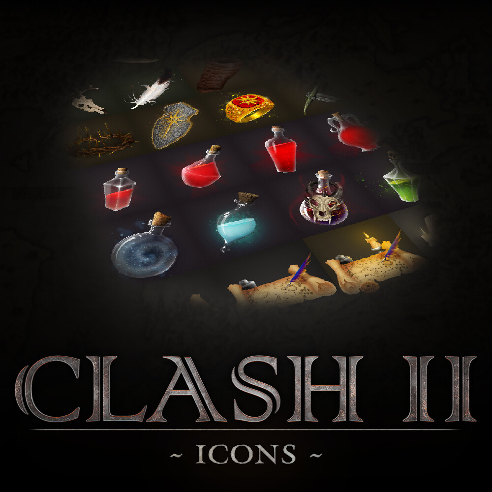 ArtStation - Clash II - icons